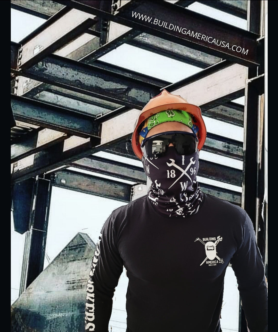 Ironworker Gaiter Faceshields – BUILDING AMERICA APPAREL